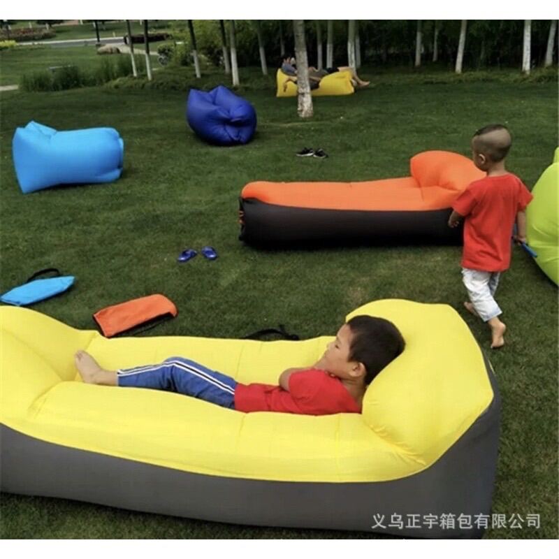 Inflatable Sofa Outdoor Lazy Sofa Bed Picnic Camping Hiking Beach Portable Foldable Sleeping Bag ...
