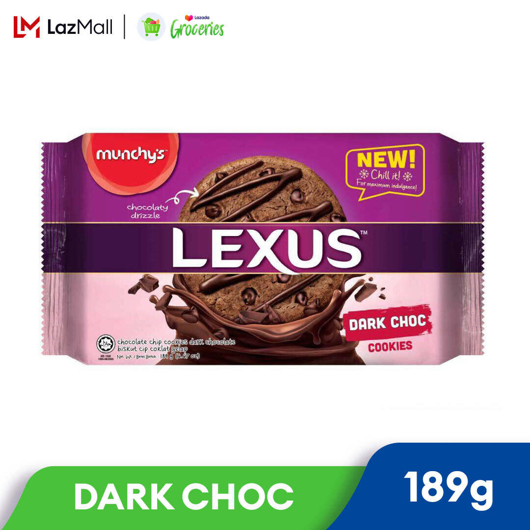 Munchy's LEXUS COOKIES DARK CHOC 189gm | Lazada