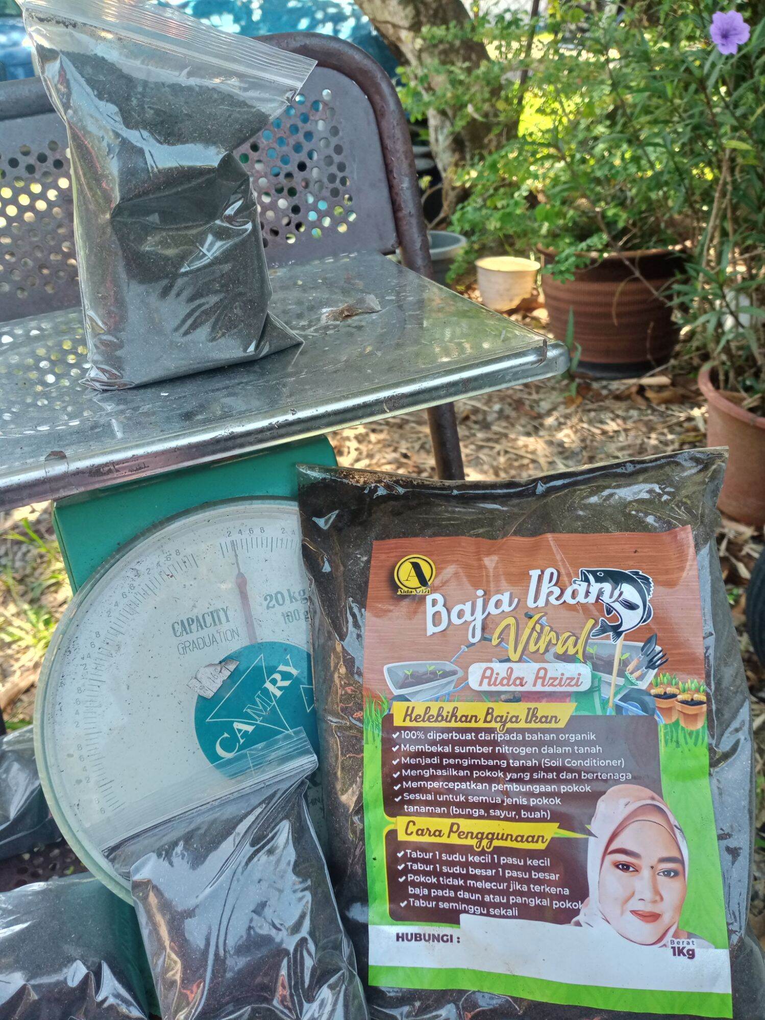 Aida Azizi baja ikan viral / organic fish fertilizer trial pack | Lazada