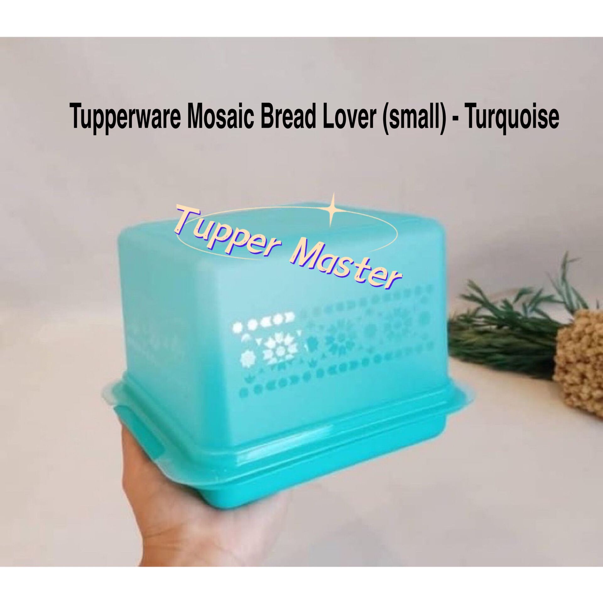 Tupperware Mosaic Bread Lover (small) - Turquoise | Lazada