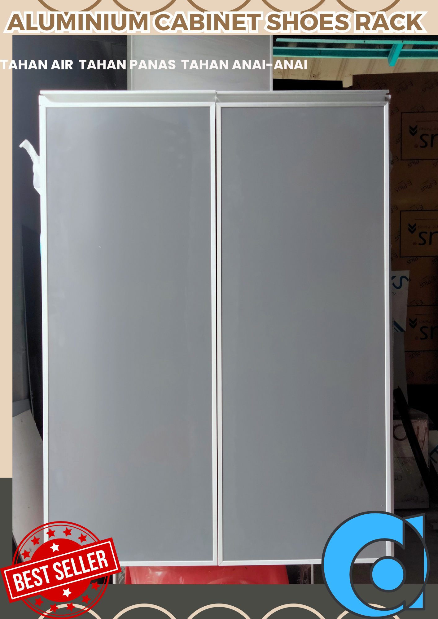 Aluminium Cabinet Shoes Rack ( Anti Termite Rust Resistank) | Lazada