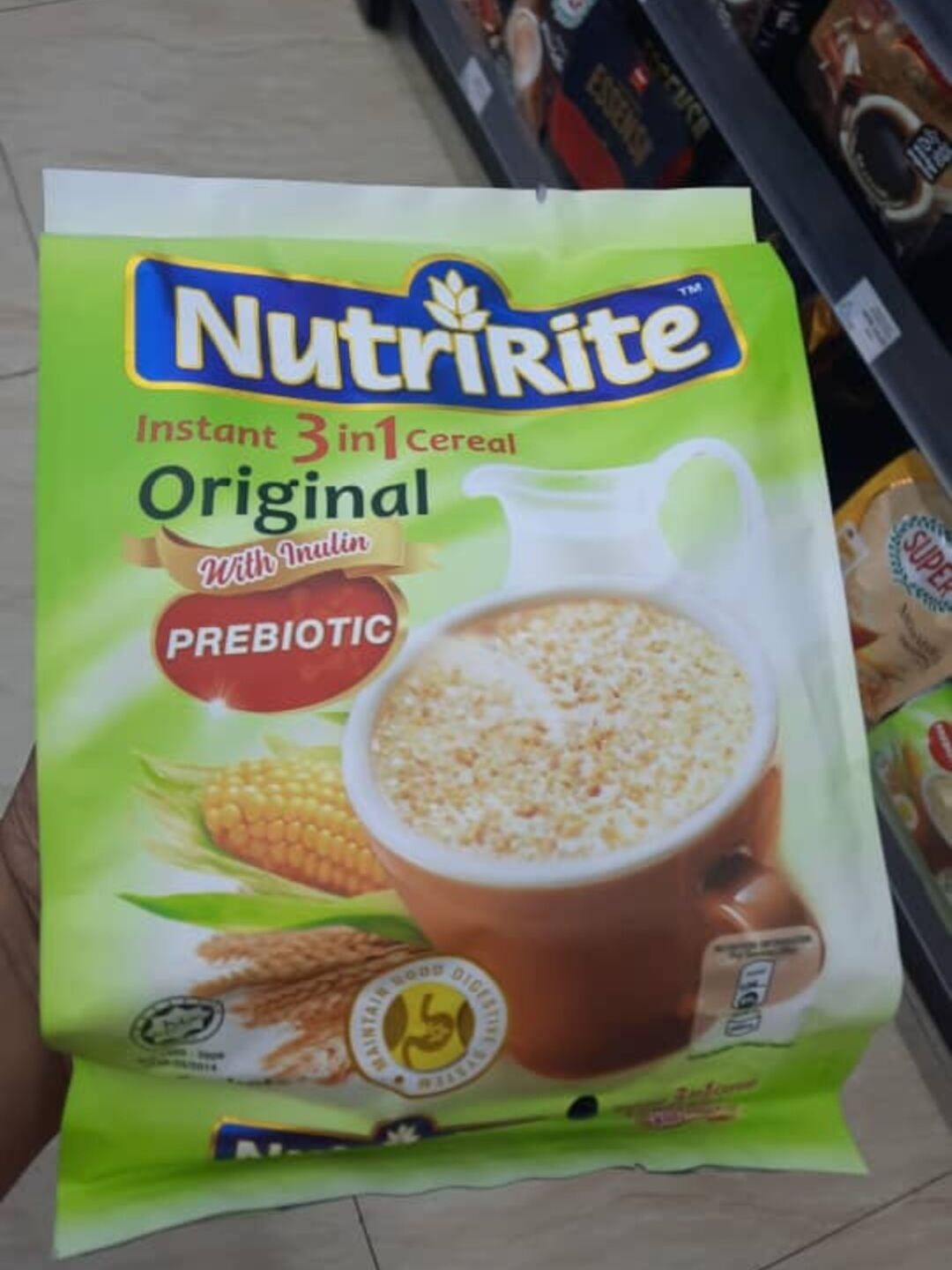 NutriRite instant 3 in 1 cereal original 15 sachets x28g | Lazada