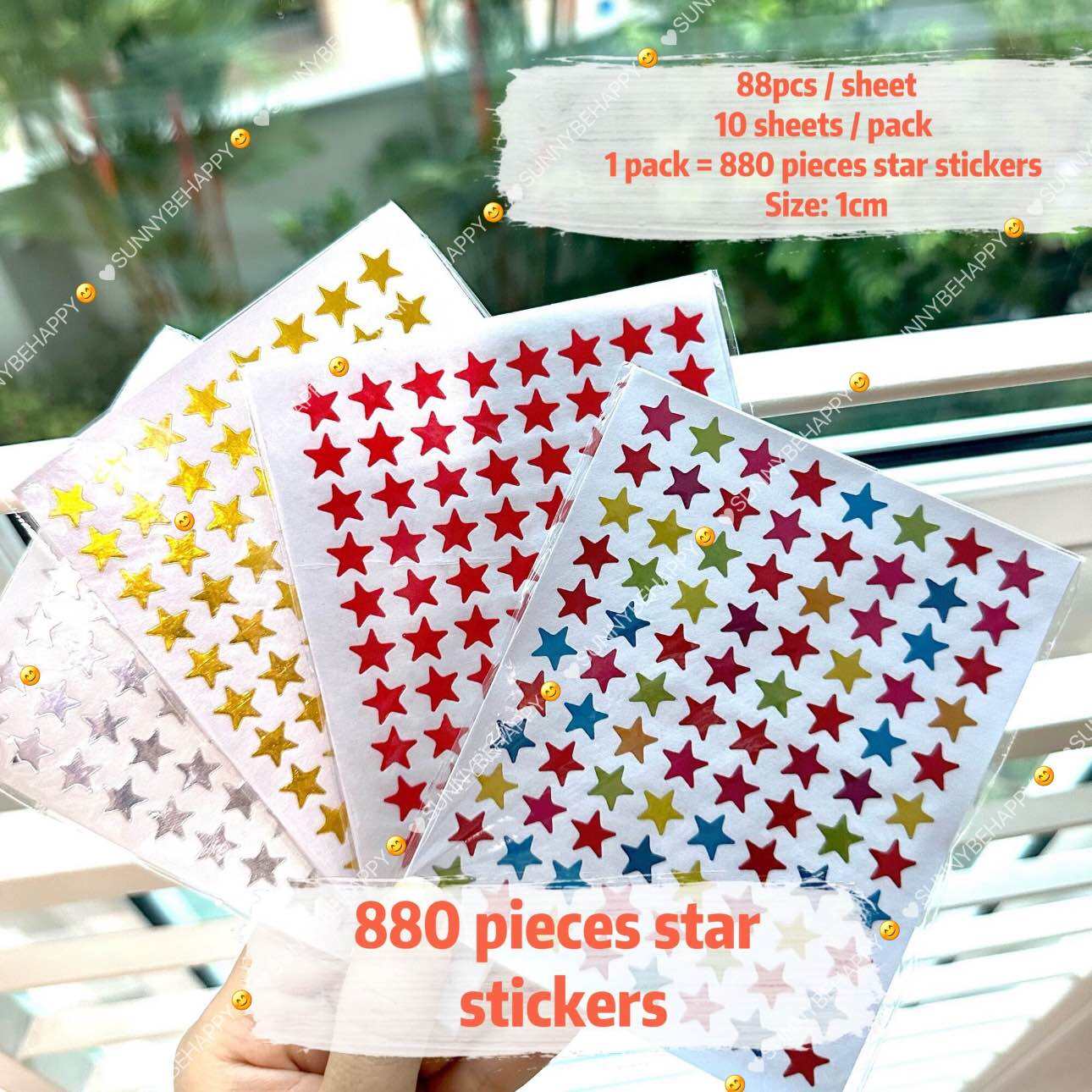 880 pieces STAR STICKERS / Children Rewards Stickers | Lazada