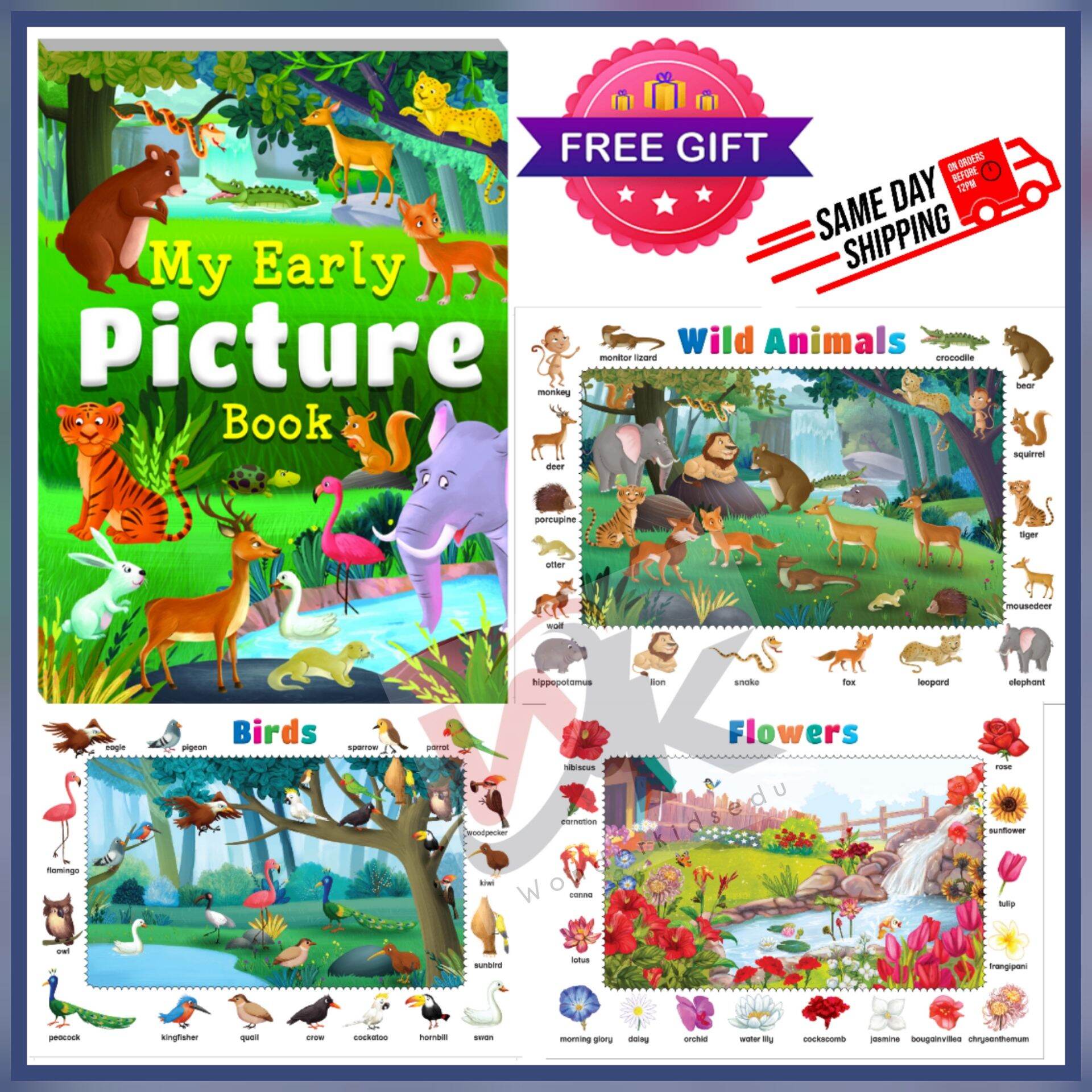 My Early Picture Book | My First Picture Book | Preschool Book | Buku ...