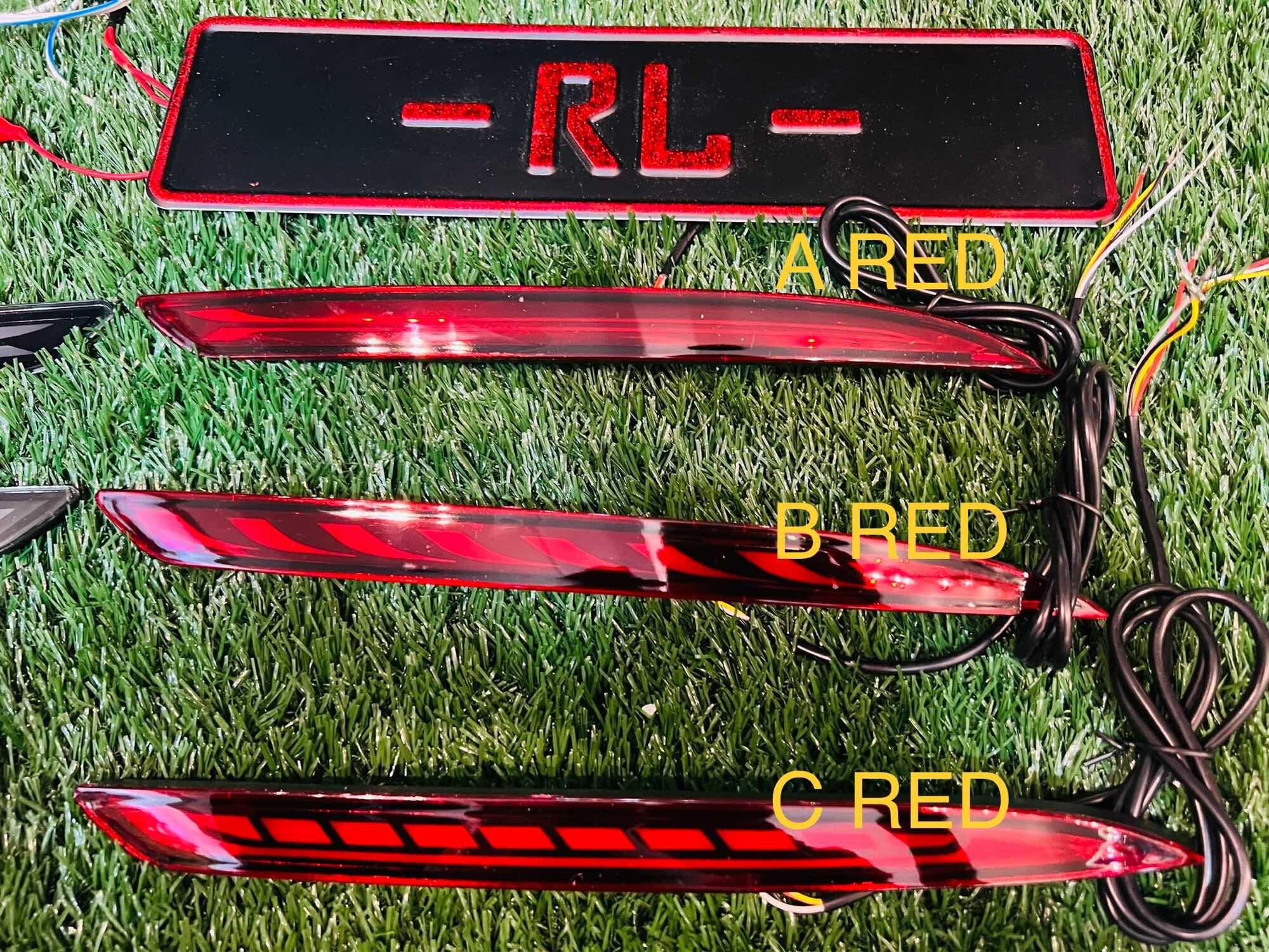 Proton X50 rear bumper led reflector fog lamp light bodykit body kit ...