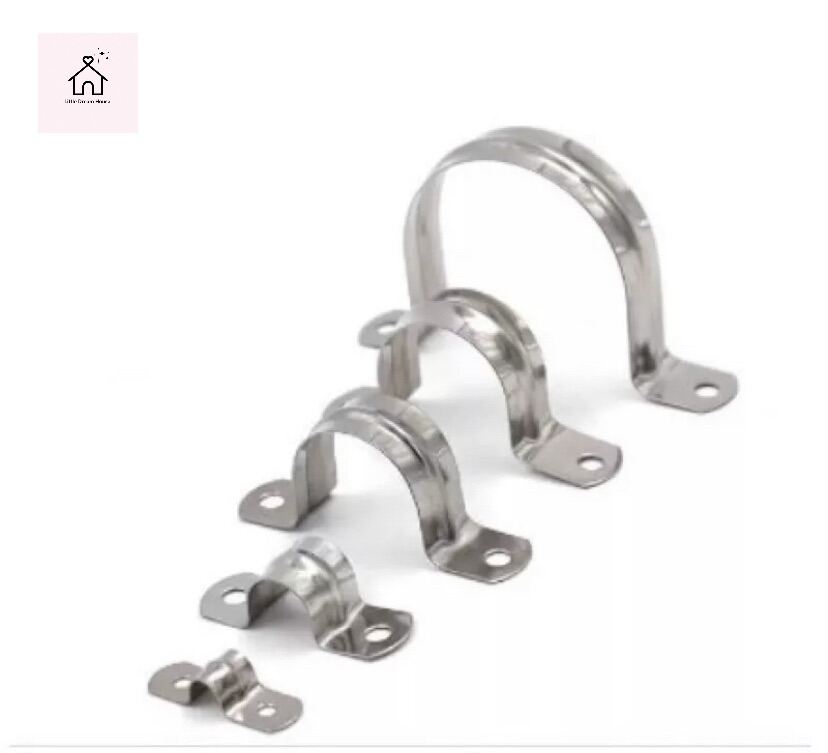 Stainless Steel / METAL IRON(GI) U Shaped Saddle Clamp Clip Tube Pipe ...