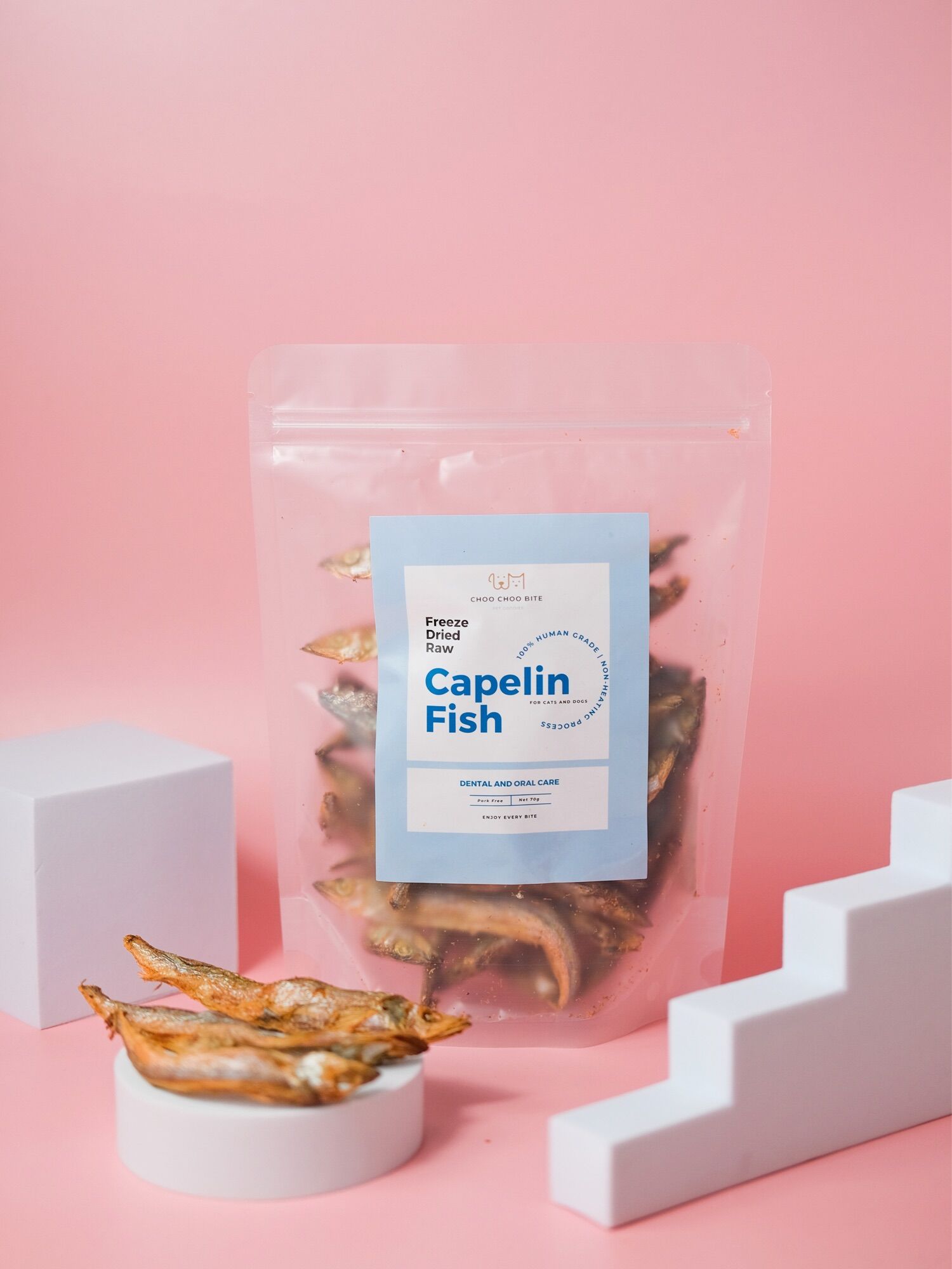 Choo Choo Bite Freeze Dried Raw Capelin Fish Pet Food | Lazada