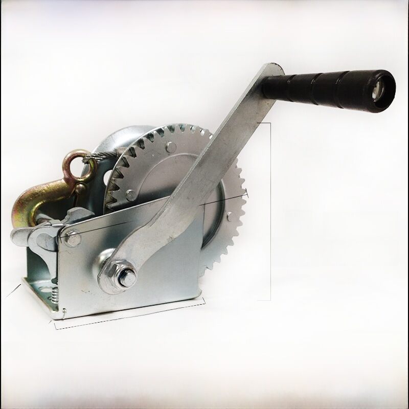 Manual Hand Crank Miniature Winch Portable Handheld Hoist Home Use ...