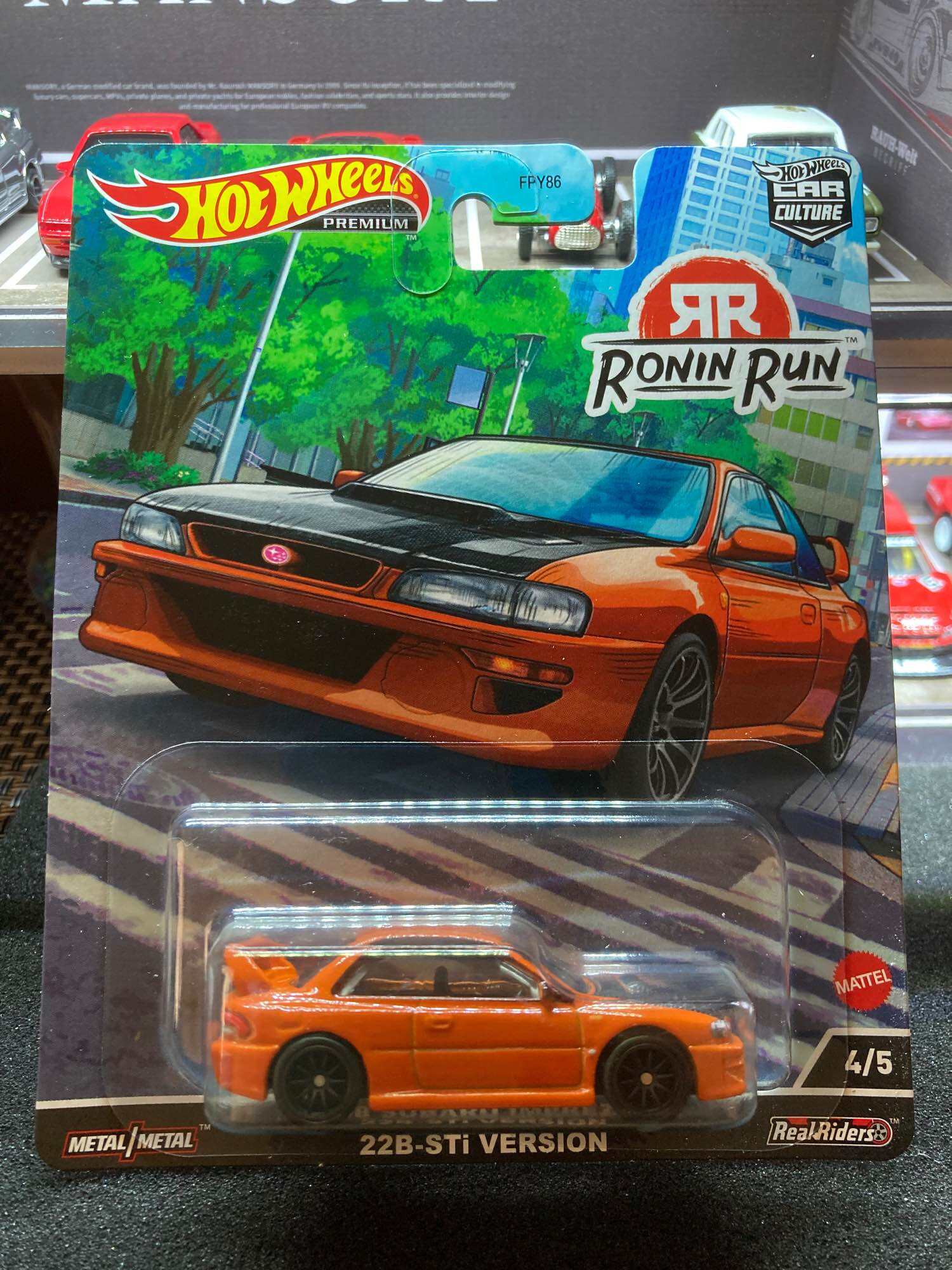 Hotwheels Premium Ronin Run 98 Subaru Impreza 22B-STI Version | Lazada