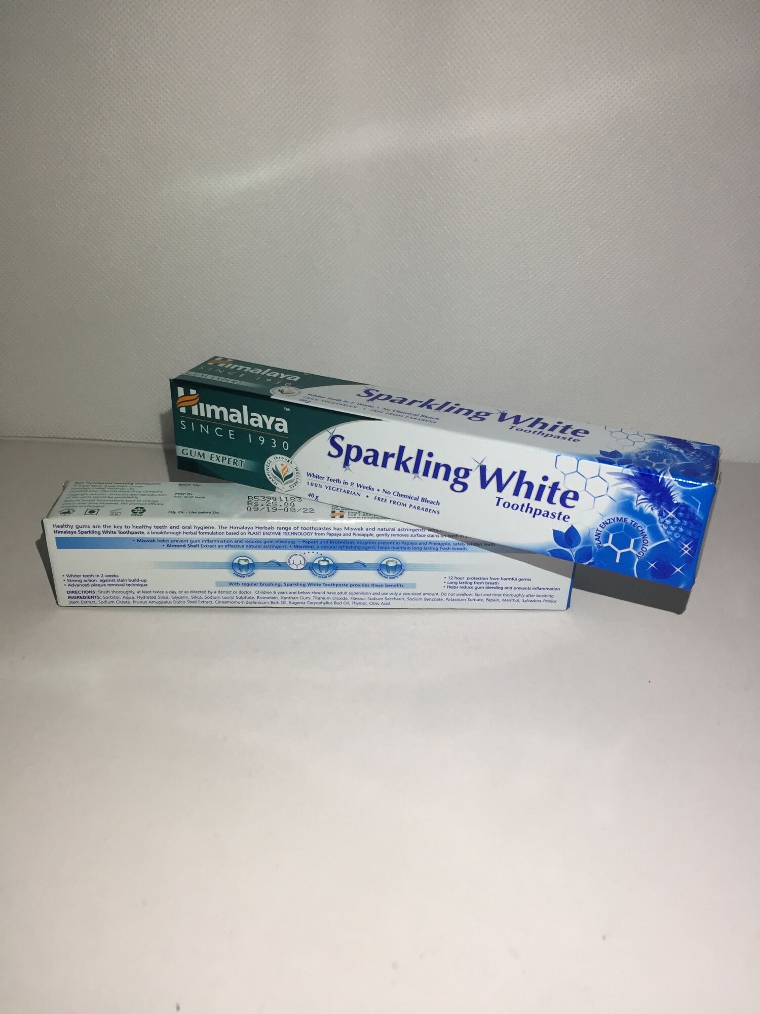 Himalaya Sparkling White Toothpaste 40g | Lazada