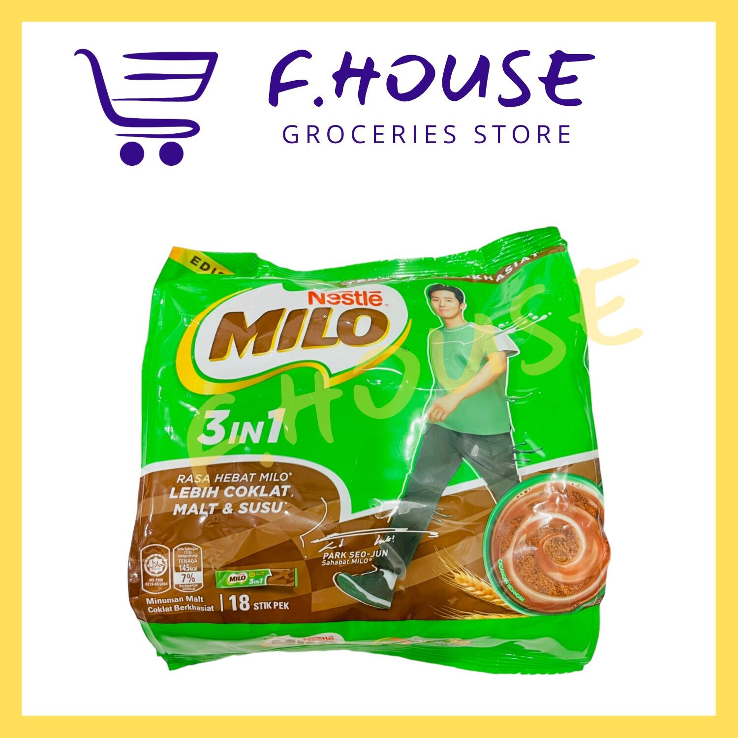 Nestle MILO Activ-Go Stik Pek (30g x 18's)/ 3 in 1 Activ-Go (33g x 18's ...