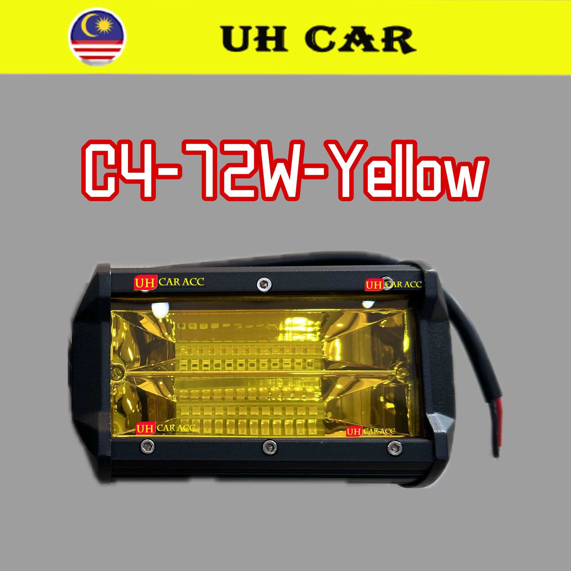 Universal 4x4 Led Fog Lamp Sportlight Sport Light Bonnet Hood Bracket ...