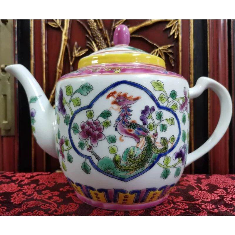 Peranakan Nonya Nyonya Teapot Assorted Colors 娘惹茶壶 | Lazada