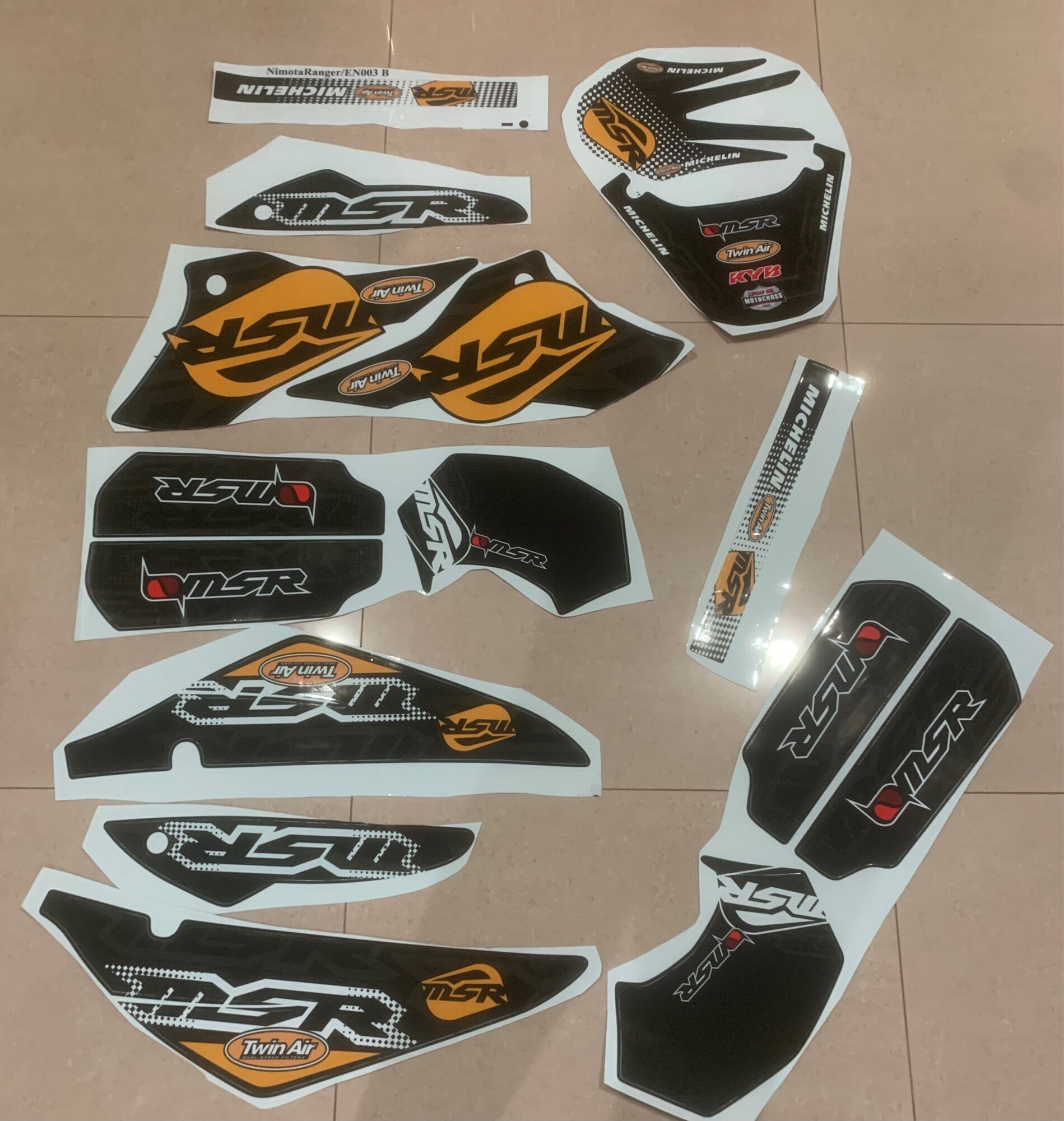 NIMOTA Ranger X 150 X150 Scrambler bike Sticker body Stiker - Stripe ...