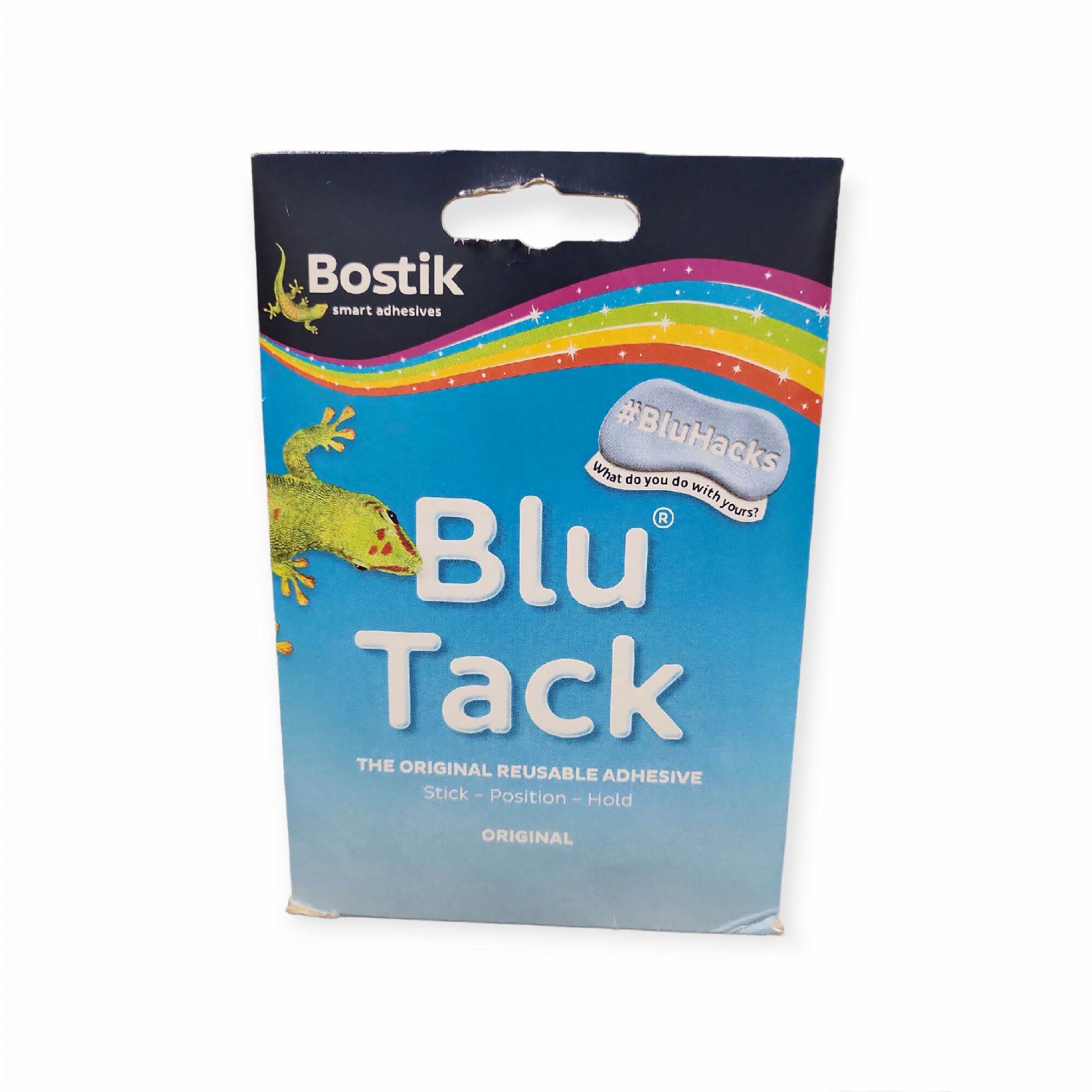 BOSTIK smart adhesives blu tack the original reusable adhesive stick ...