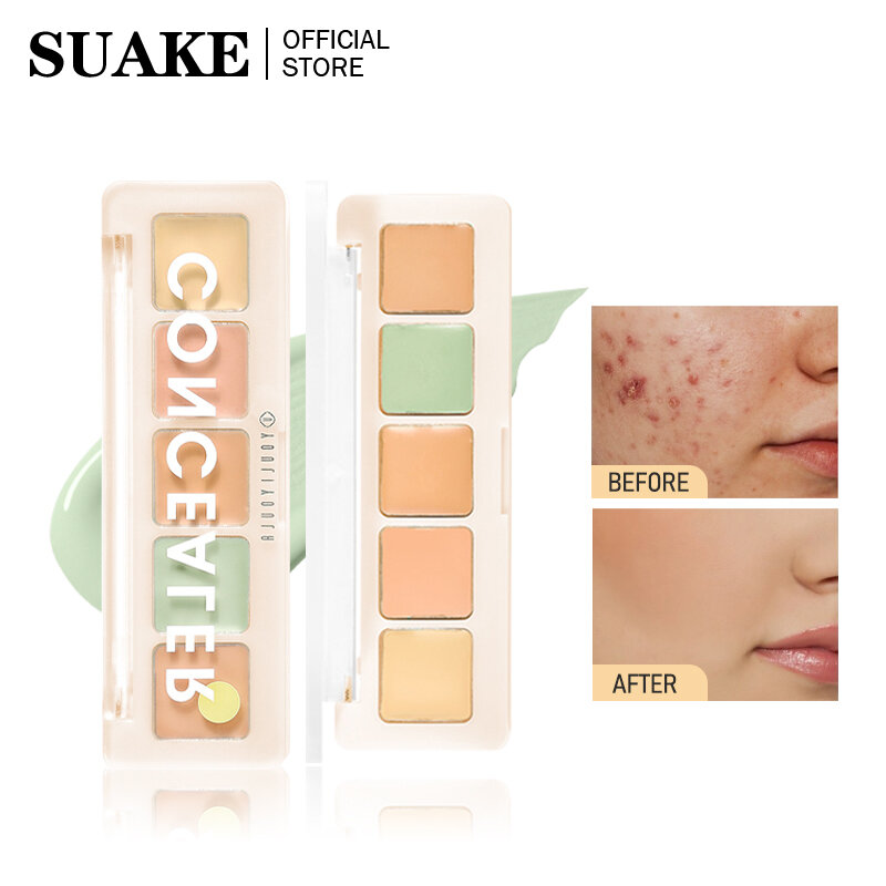 SUAKE Concealer Correcting Toning Concealer Palette Hydrating Silky ...