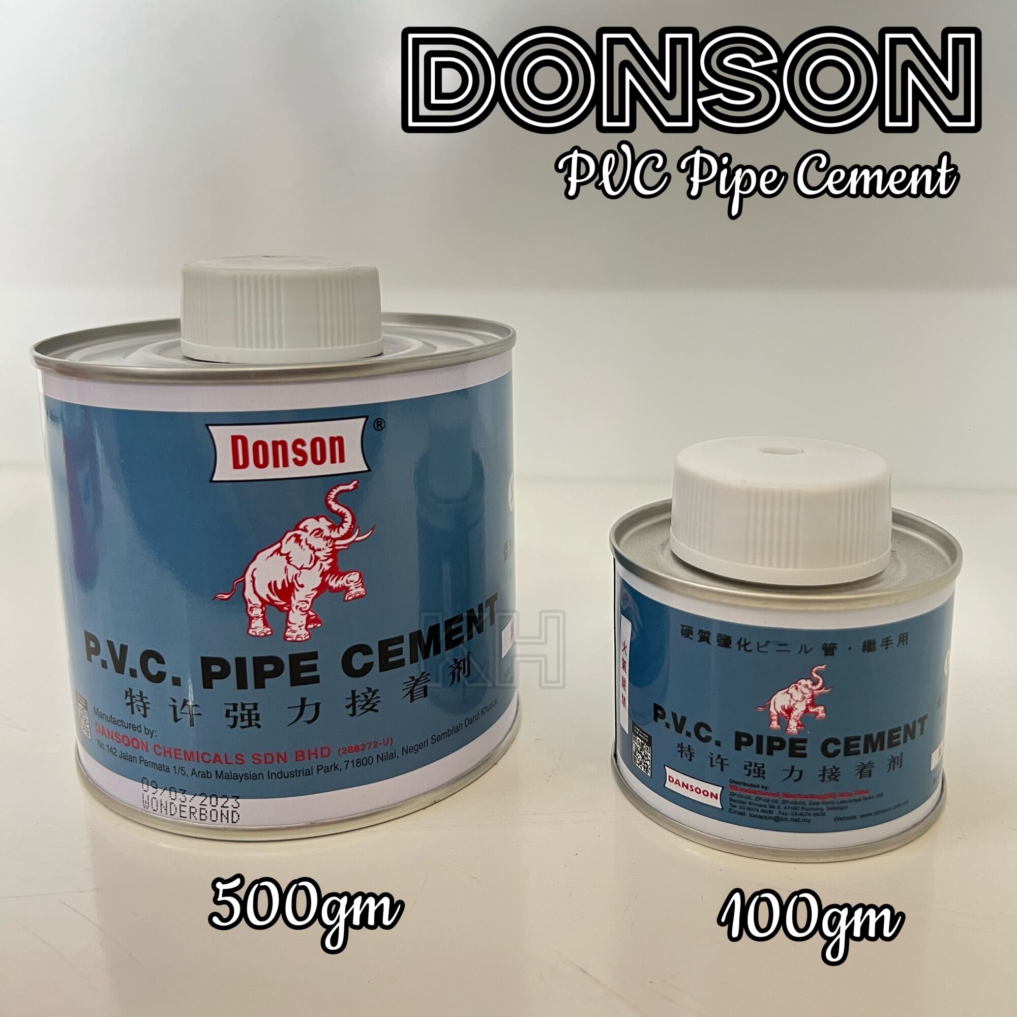 100G / 500G No.70 Japan Donson PVC Pipe Glue Solvent Gum Water Piping ...