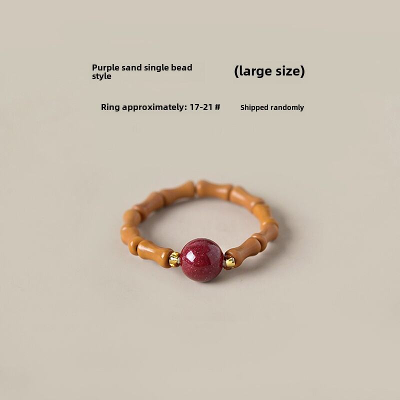 Hetao Jade Rings for Men And Women Bamboo Crystal Agate Couple Rings ...