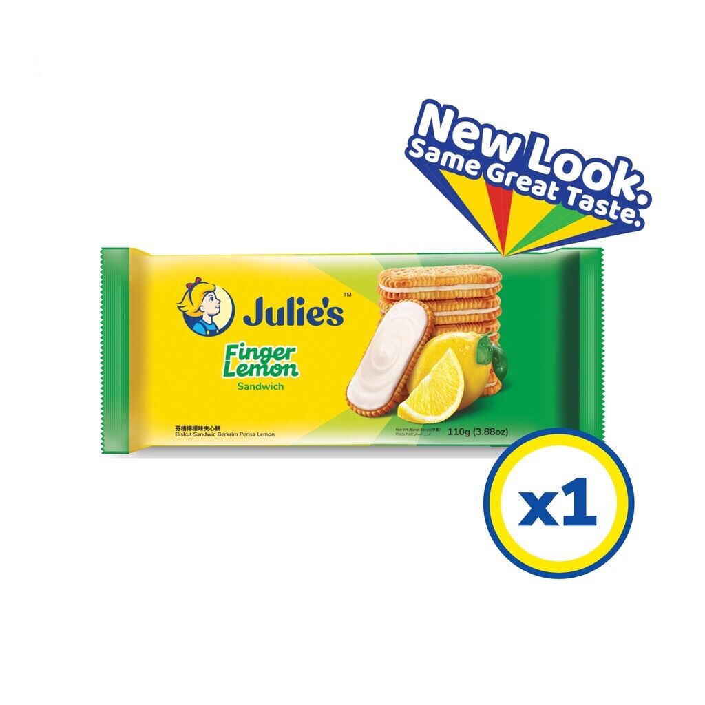 Ready Stock: Julie’s Finger Lemon Sandwich 苏格柠檬味夹心饼干 Biskut Sandwic ...