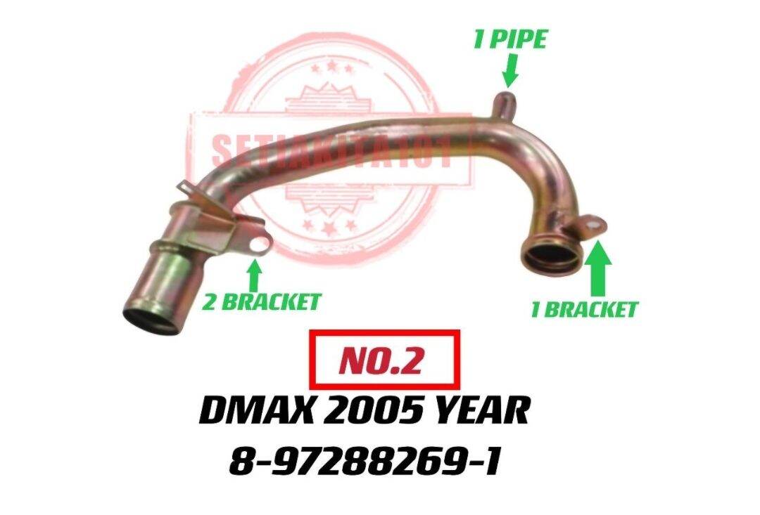 ISUZU DMAX D-MAX 2005-2012YEAR WATER PUMP PIPE/TURBO PIPE/BY PASS PIPE ...