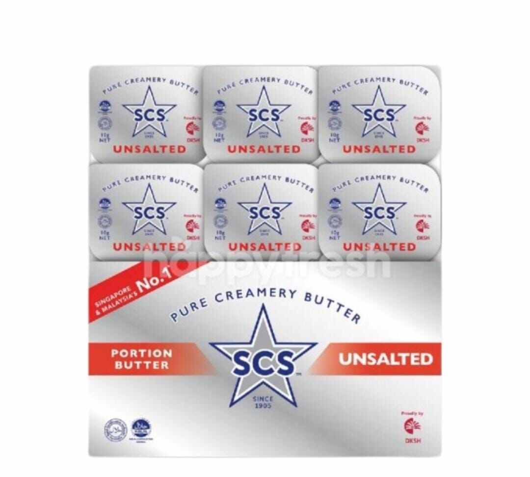 SCS UNSALTED BUTTER 10g (12pcs) Halal | Lazada