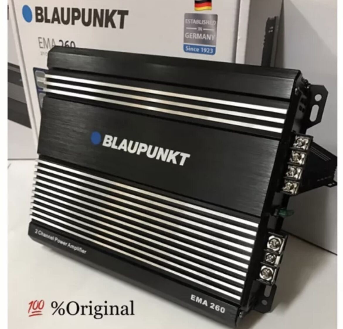 Blaupunkt Germany Car Amplifier 2 Channel EMA 260 Class AB 300W Car ...