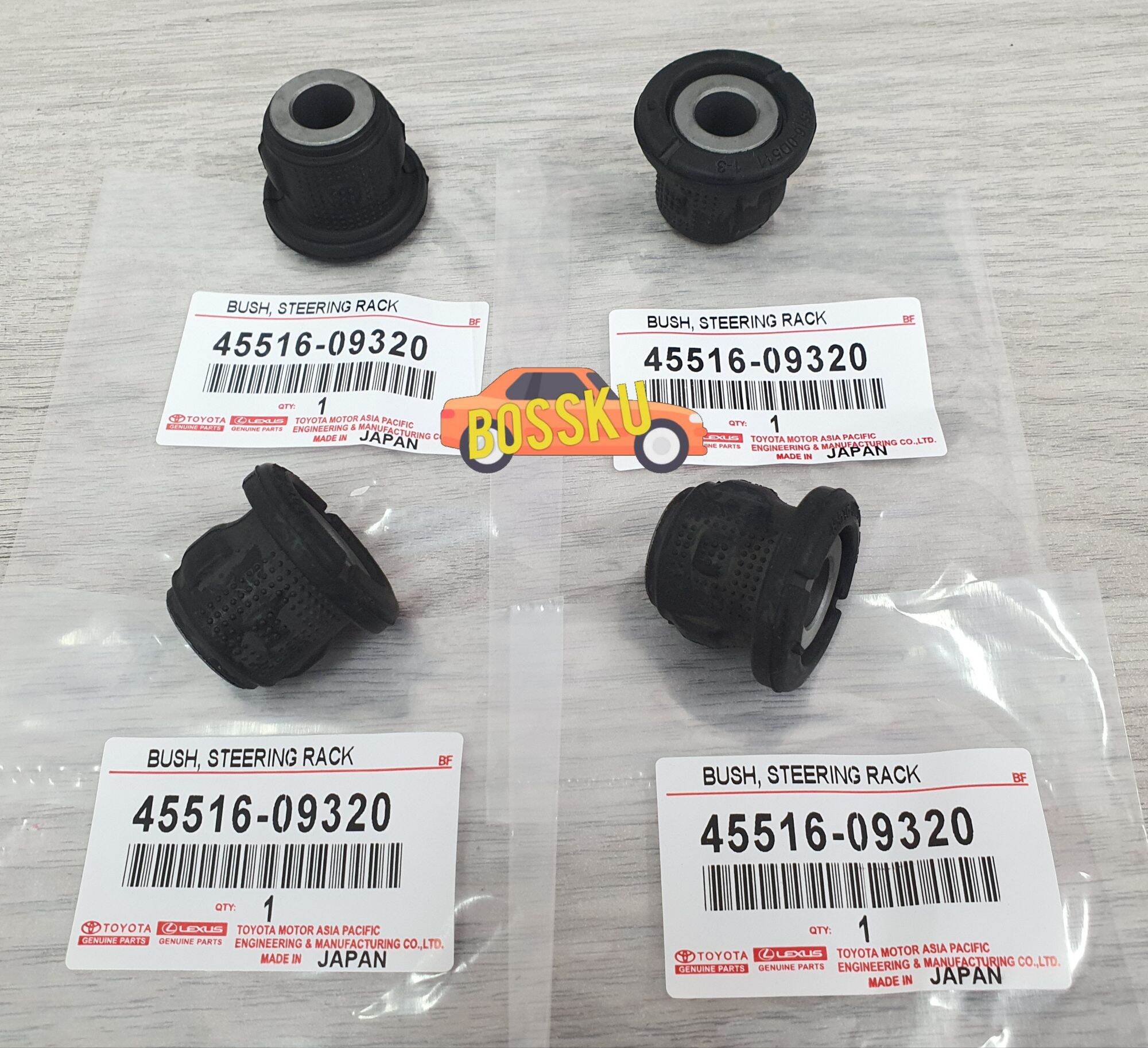 4 IN 1 SET - STEERING RACK BUSH - TOYOTA VIOS NCP150 2013-2016/NSP151 ...