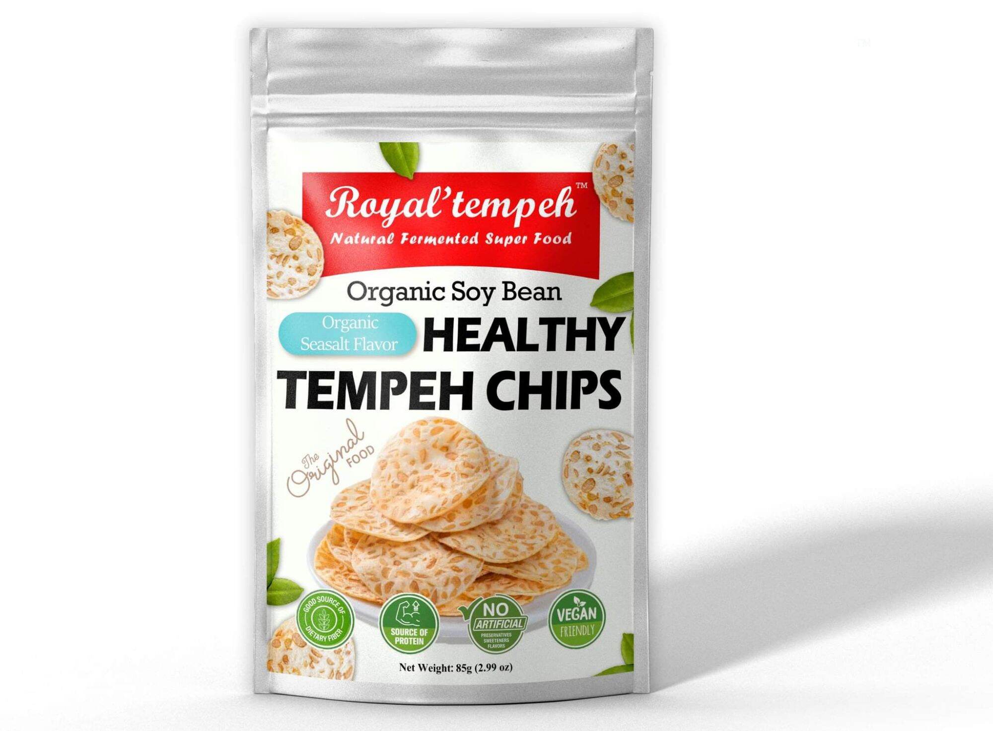 Healthy Tempeh Chips made with ORGANIC Soy Bean!! - by Royal' tempeh ...