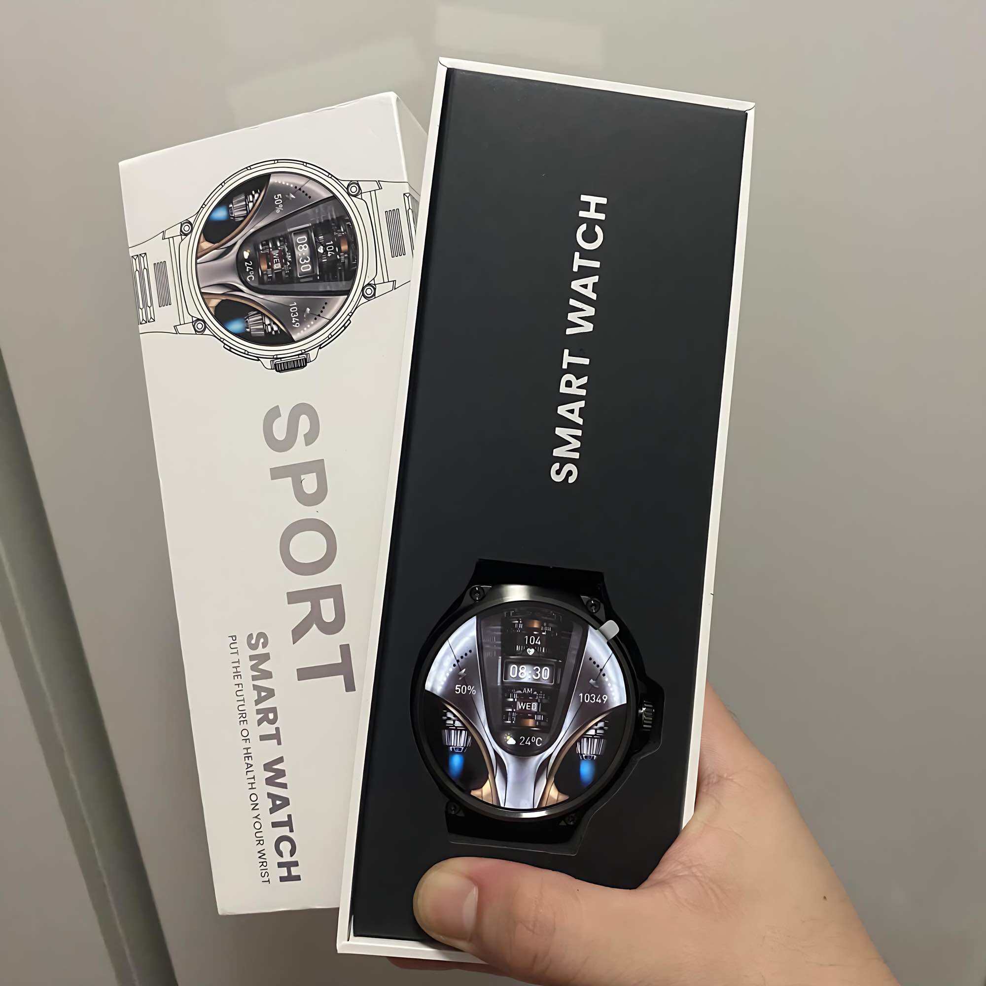 SABAH READY STOCK🇲🇾 New Original V69 Smart Watch Bluetooth Call 1.85 Inch Large Screen Round ...