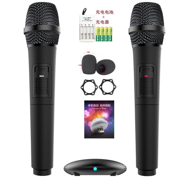 Universal K Song Wireless Microphone USB Speaker for TCL Lebird TV ...