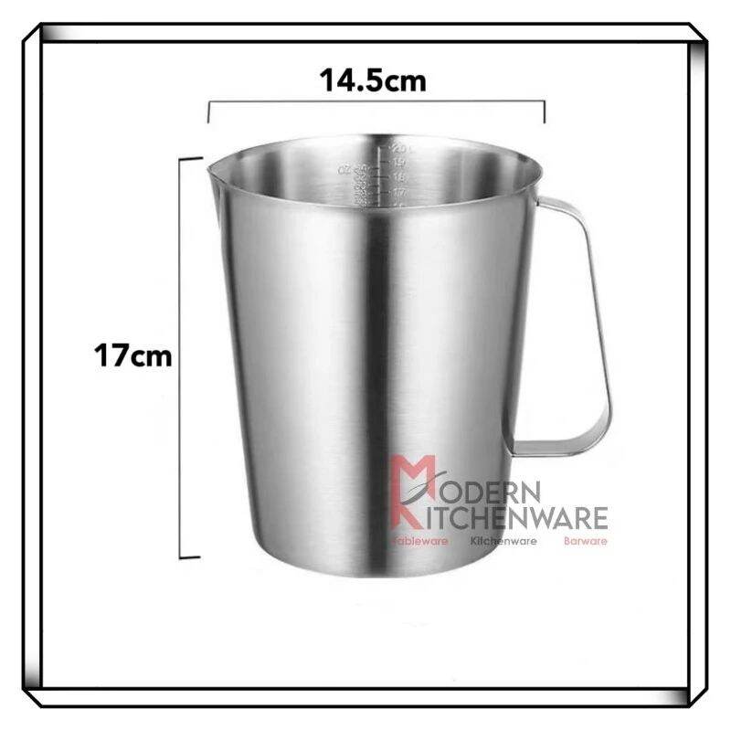 (MKitchenware)Heavy Duty Stainless Steel Measuring Jug / Water Jug ...