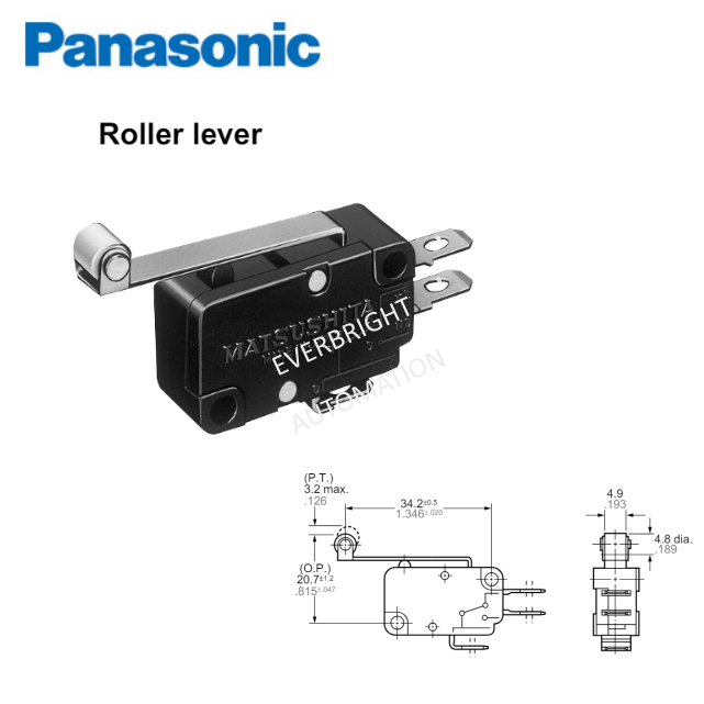 Panasonic (Matsushita) AH Micro Switch Limit Switch SPDT 10A 250V | Lazada