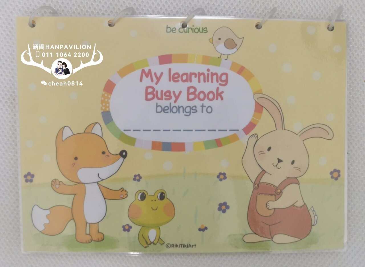 【PRE ORDER】手工安静书 HANDMADE QUIET BOOK - MY LEARNING BUSY BOOK 001 (ETA ...