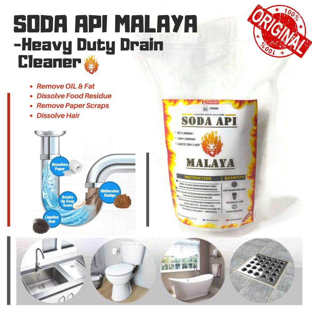 SODA API MALAYA Drain Clog Cleaner Remover, Sink Unclogger, Sinki ...