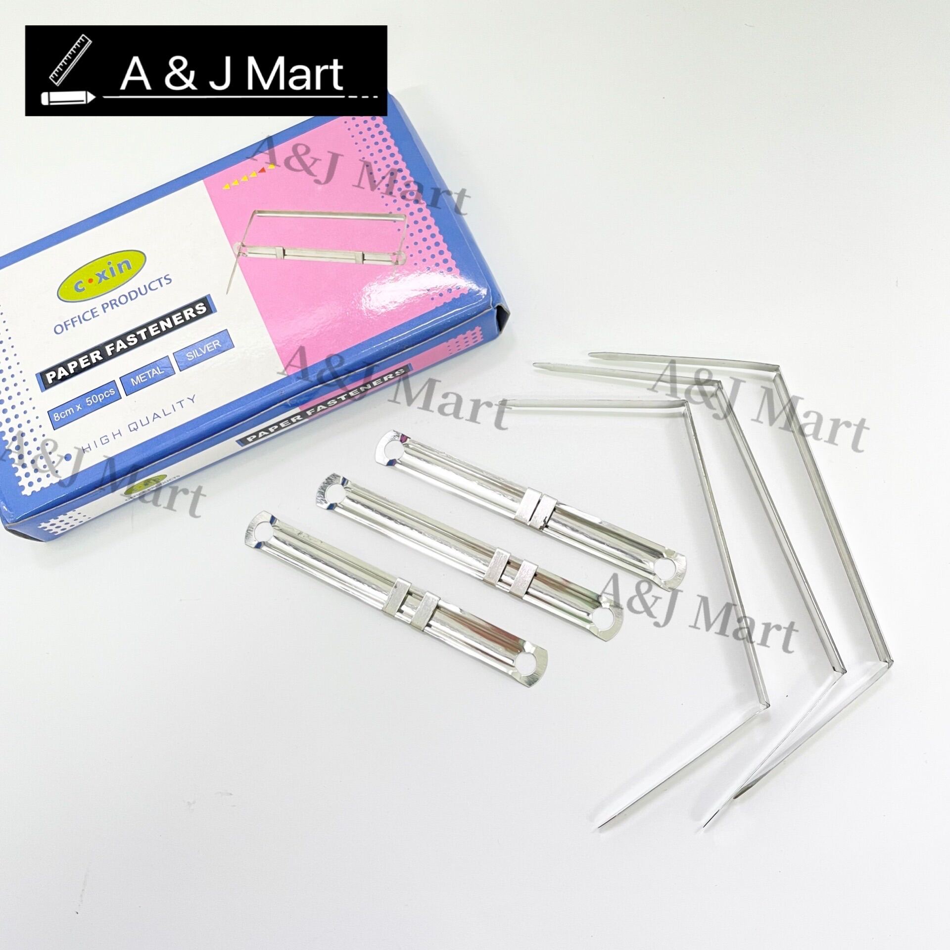 50pcs Metal Paper File Fasteners/ 2 Hole Binder Clip (50pcs/box) | Lazada