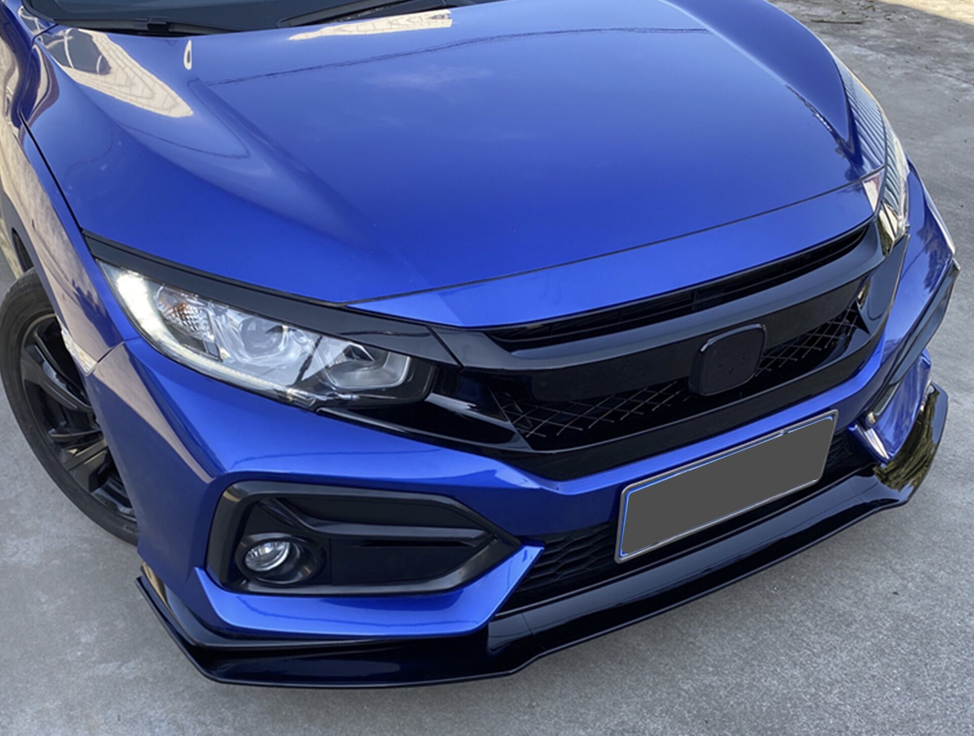 Honda Civic Fc Si Bumper Diffuser Black Lazada