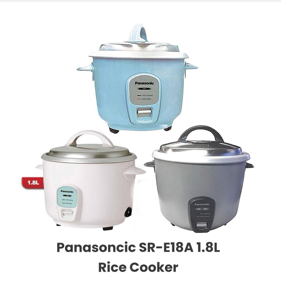 Panasonic ORIGINAL 1.8L Conventional Rice Cooker SR-E18A (random ...