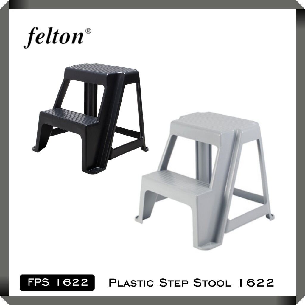 Felton Plastic Step Chair Ladder / Tangga Plastik | Lazada