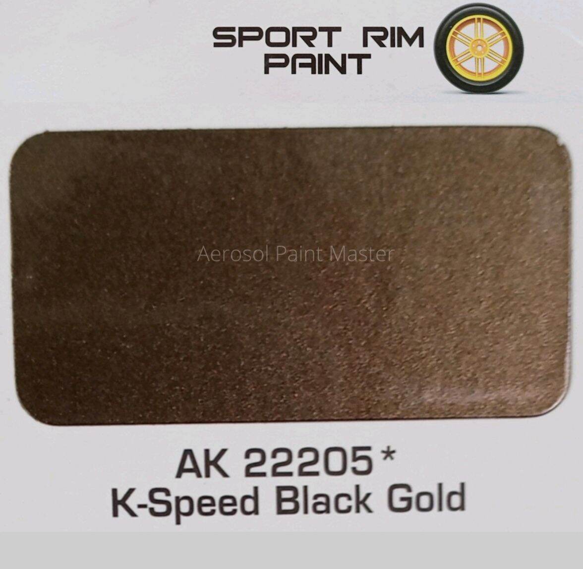 AIKKA AK22205* K-Speed Black Gold - Aikka Sport Rim Paint Colour | Lazada