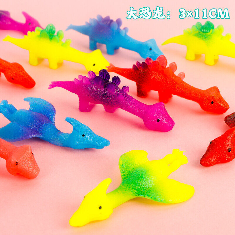 Sticky Wall Catapult Dinosaur Finger Slingshot Pressure-Reducing ...