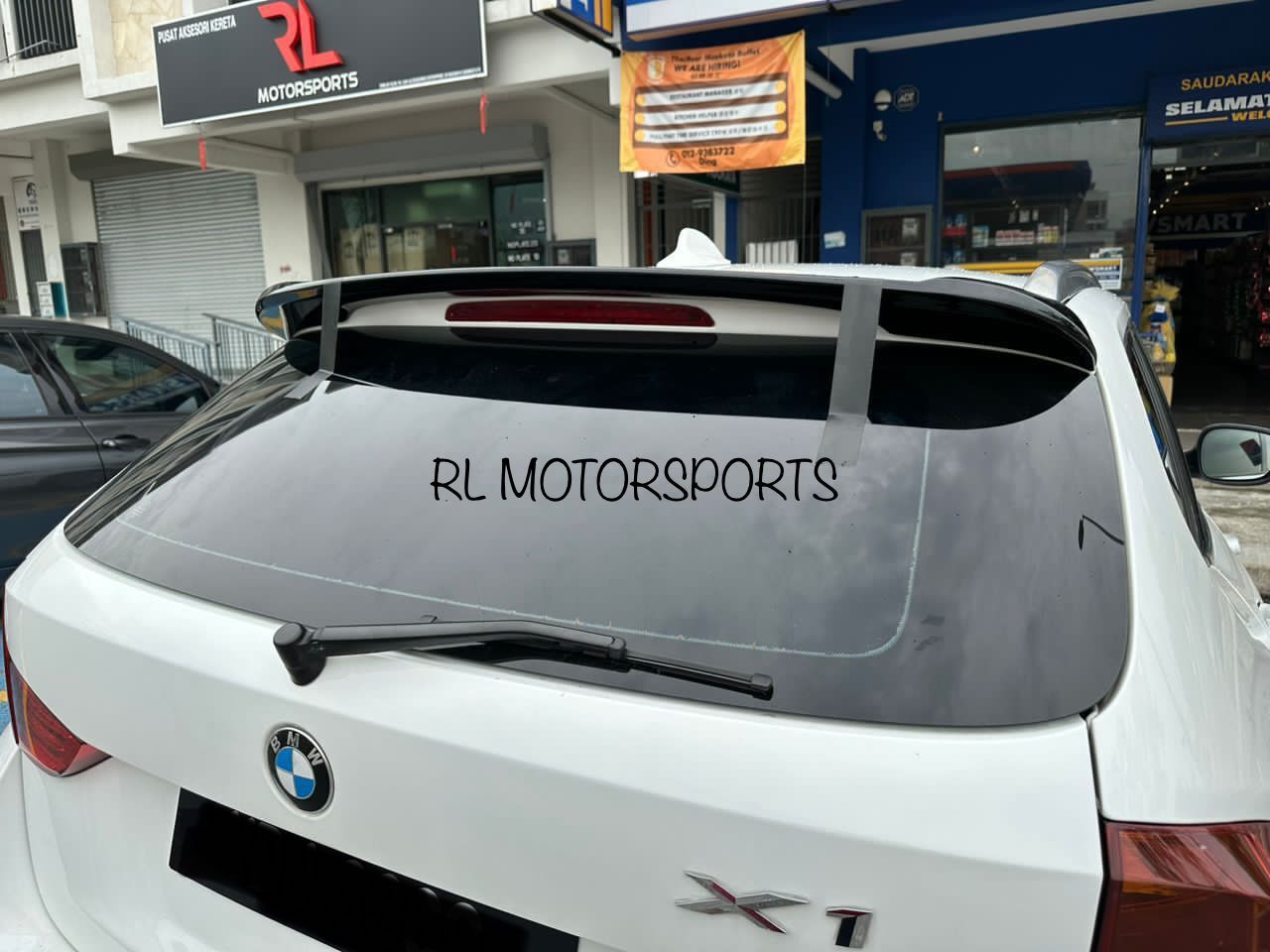 BMW X1 E84 M sport v2 performance rear roof top spoiler lip bodykit ...