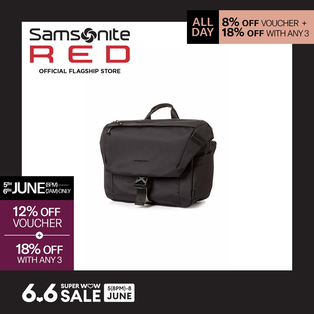 Samsonite Red SEMLIN MESSENGER BAG | Lazada