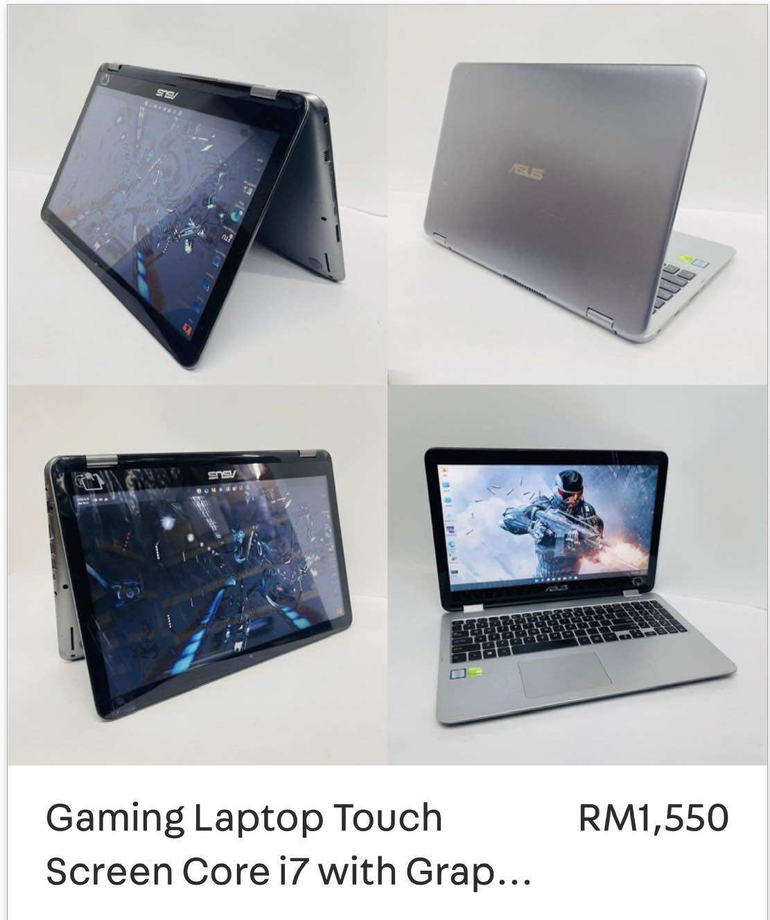 Gaming Laptop Touch Screen TP501U # Core i7 with Nvidia GeForce # Ram ...