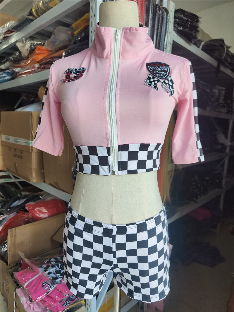 Sexy Racing Girl Car Model Clothes Lala Cheerleading Uniform DS ...