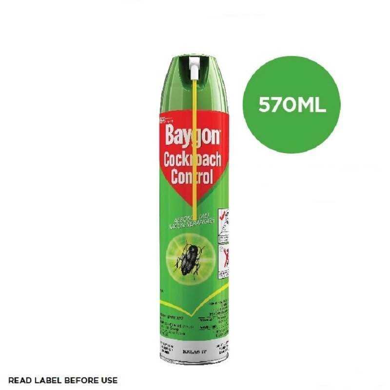 Baygon Cockroach Control 570ml/570ml x 2 | Lazada
