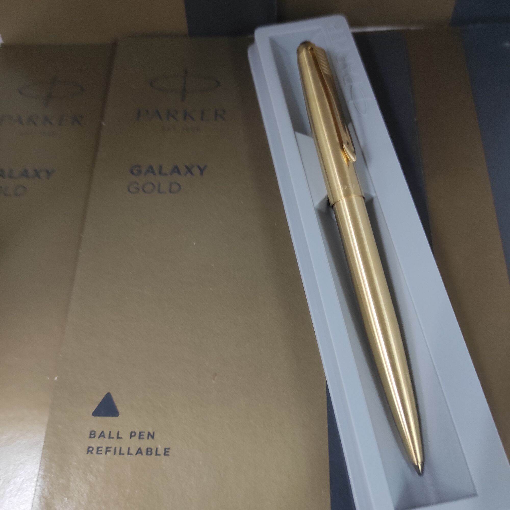 PARKER GALAXY GOLD BALL PEN 1 PC | Lazada
