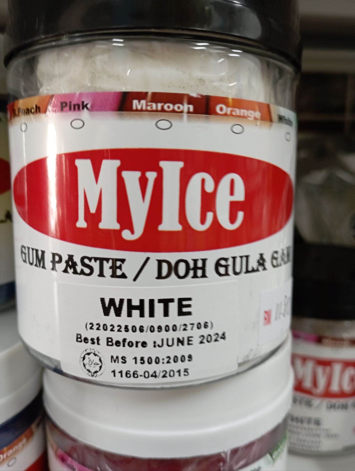 My ice Gum Paste / Doh Gula Gam 300g White colour | Lazada