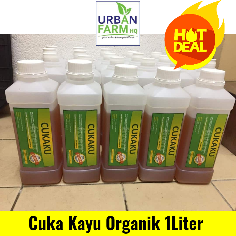 CUKA KAYU THAILAND WOOD VINEGAR ORGANIC ANTI SERANGGA POKOK BAJA FOLIAR PERTUMBUHAN POKOK ...