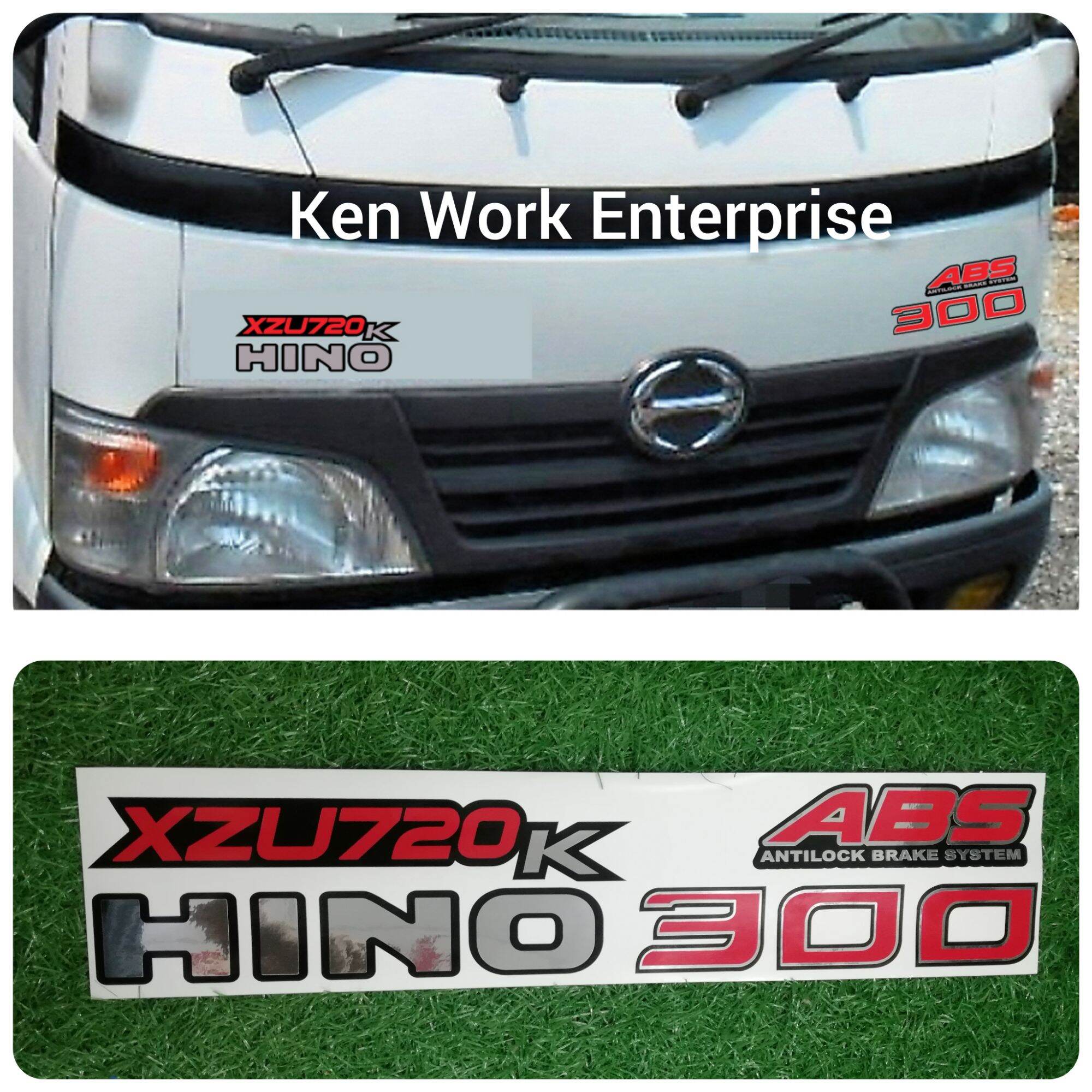 Sticker hino 300 xzu720k | Lazada