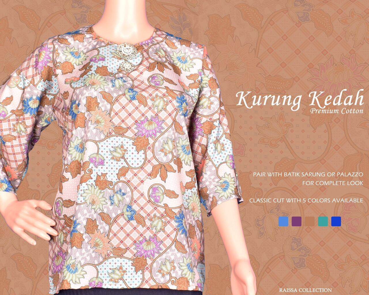 Baju Kedah Klasik / Opah Premium Cotton (BAJU SAHAJA) | Lazada